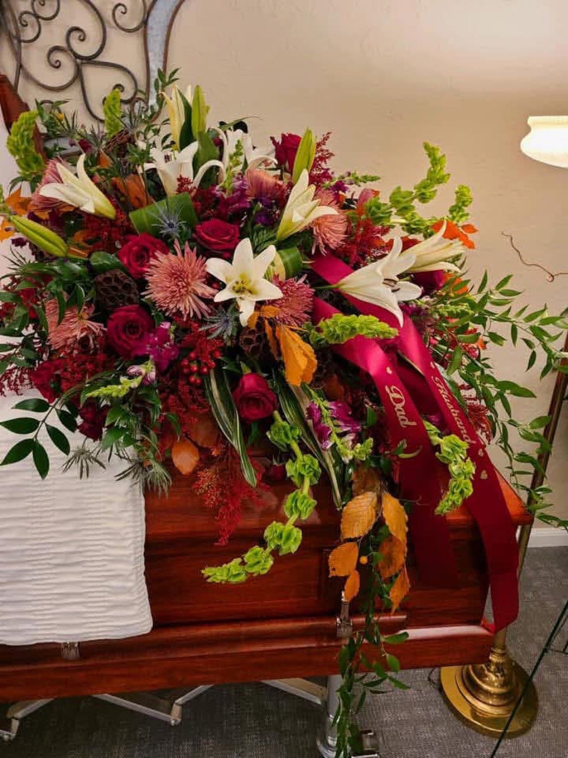 Casket Sprays | Flora + Fern Design Co.